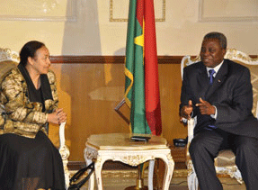 Audience au Premier ministère : La secrétaire exécutive de l'ACBF et le ...