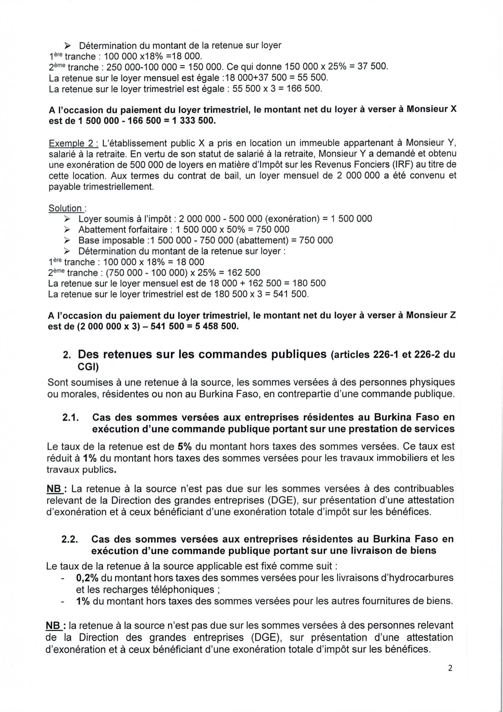 Burkina : Le ministère de l’Economie rappelle aux structures publiques l’obligation de la ...