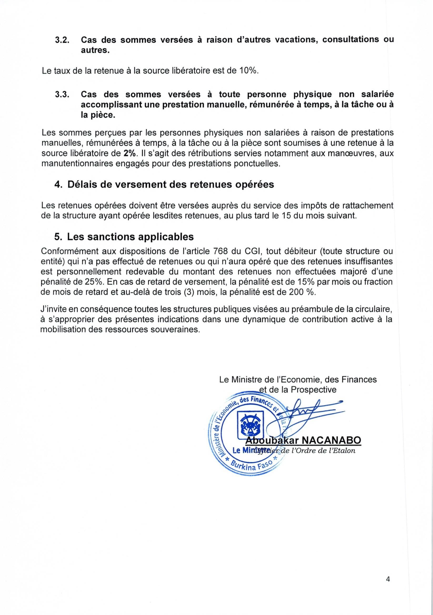 Burkina : Le ministère de l’Economie rappelle aux structures publiques l’obligation de la ...