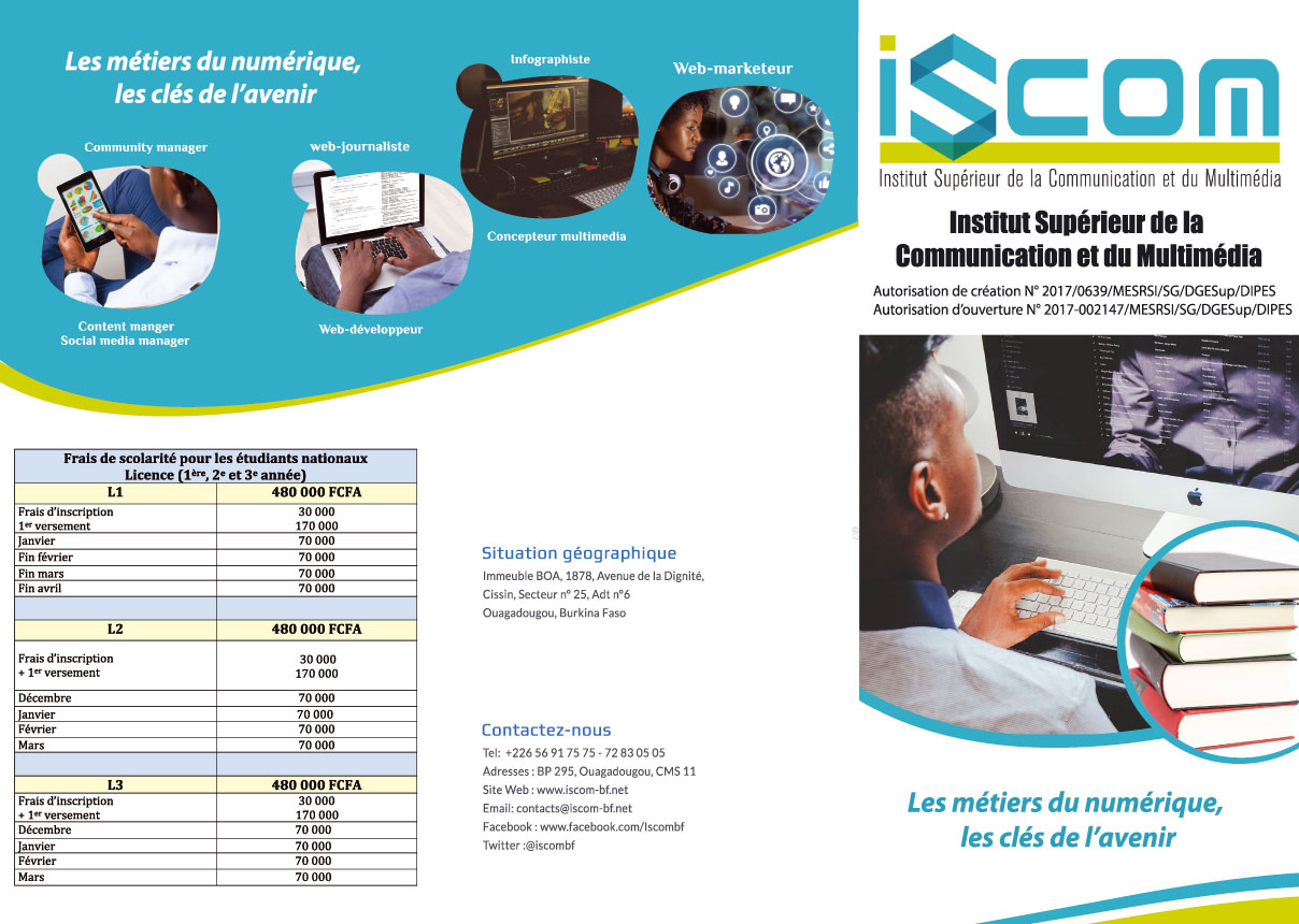 Année académique 2020-2021 : l'Institut Supérieur de la Communication ...