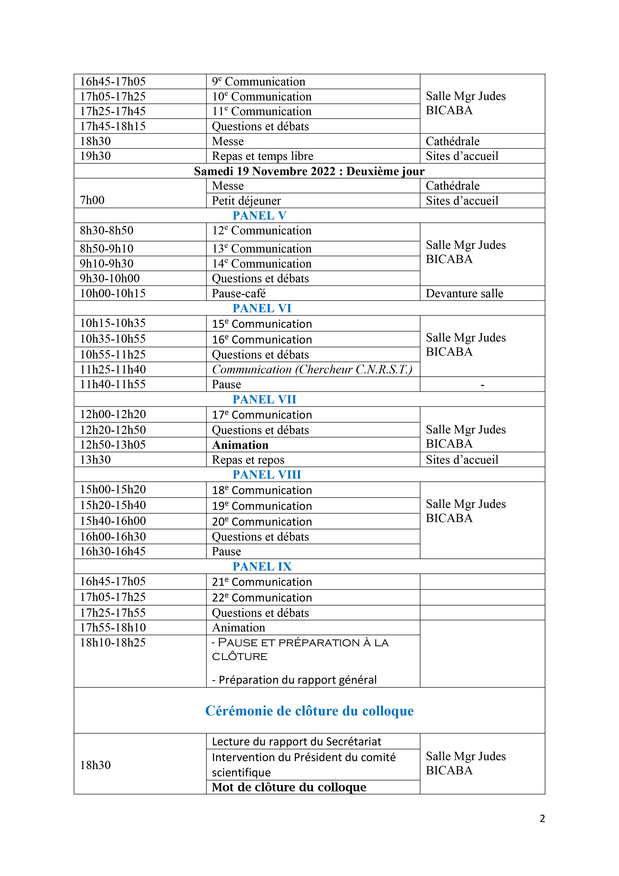 Diocèse de Dédougou : Programme du colloque sur le Serviteur de Dieu Dii Alfred Diban KI-ZERBO ...