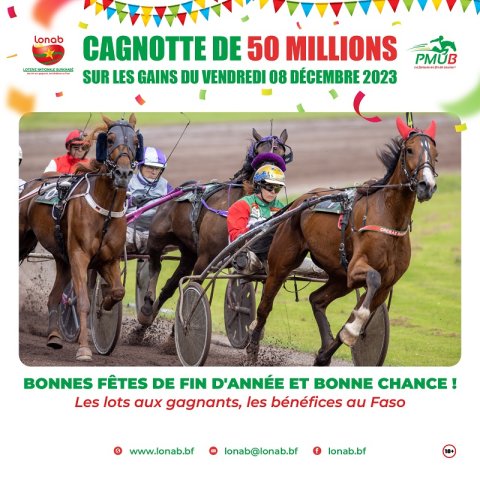 4+1 du vendredi 8 décembre 2023 : Cagnotte de 50 millions F CFA en jeu ...