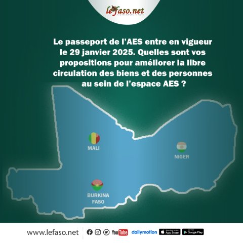 Le passeport de l’AES entre en vigueur le 29 janvier 2025. Quelles sont vos propositions pour ...