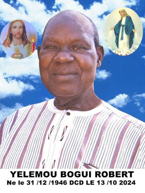 Décès de YELEMOU Bogui Robert : Faire-part et programme des obsèques ...
