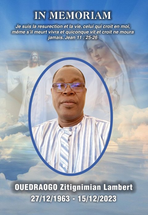 In memoria : Ouedraogo Zitignimian Lambert - leFaso.net