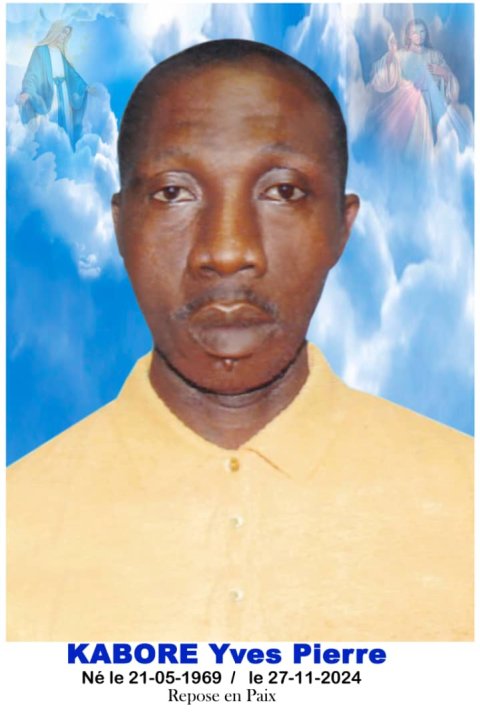 Décès de Kabore Yves Pierre : Remerciements et faire part - leFaso.net