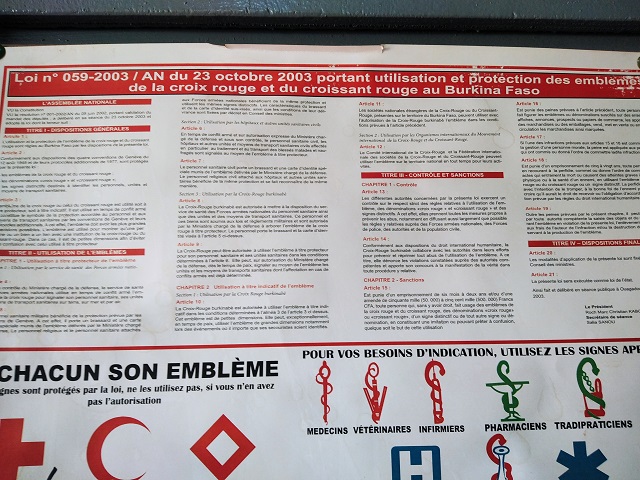 Croix-Rouge burkinabè : Des acteurs humanitaires sensibilisés au ...