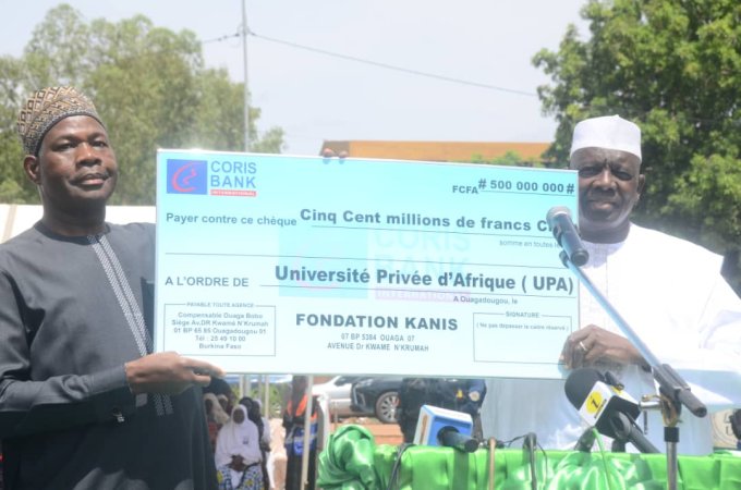 Burkina/Éducation : Le président de la Fondation Kanis, Inoussa Kanazoé ...
